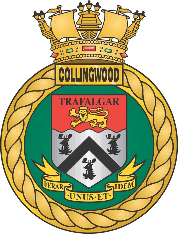 HMS Collingwood OA - HMS Collingwood Crest